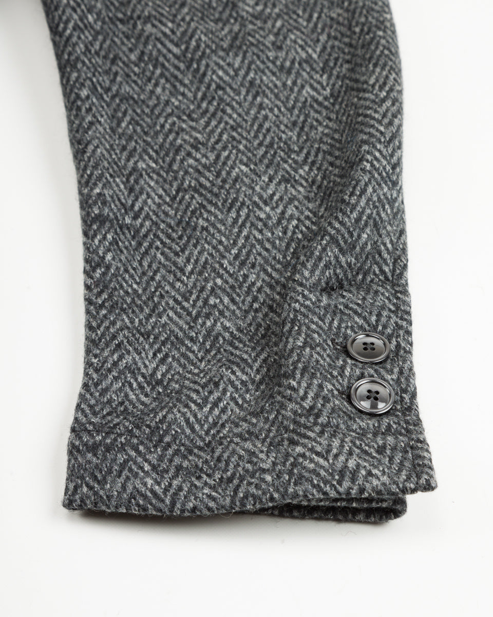 1st PAT-RN Evans Jacket - Grey Wool Herringbone – Standard & Strange