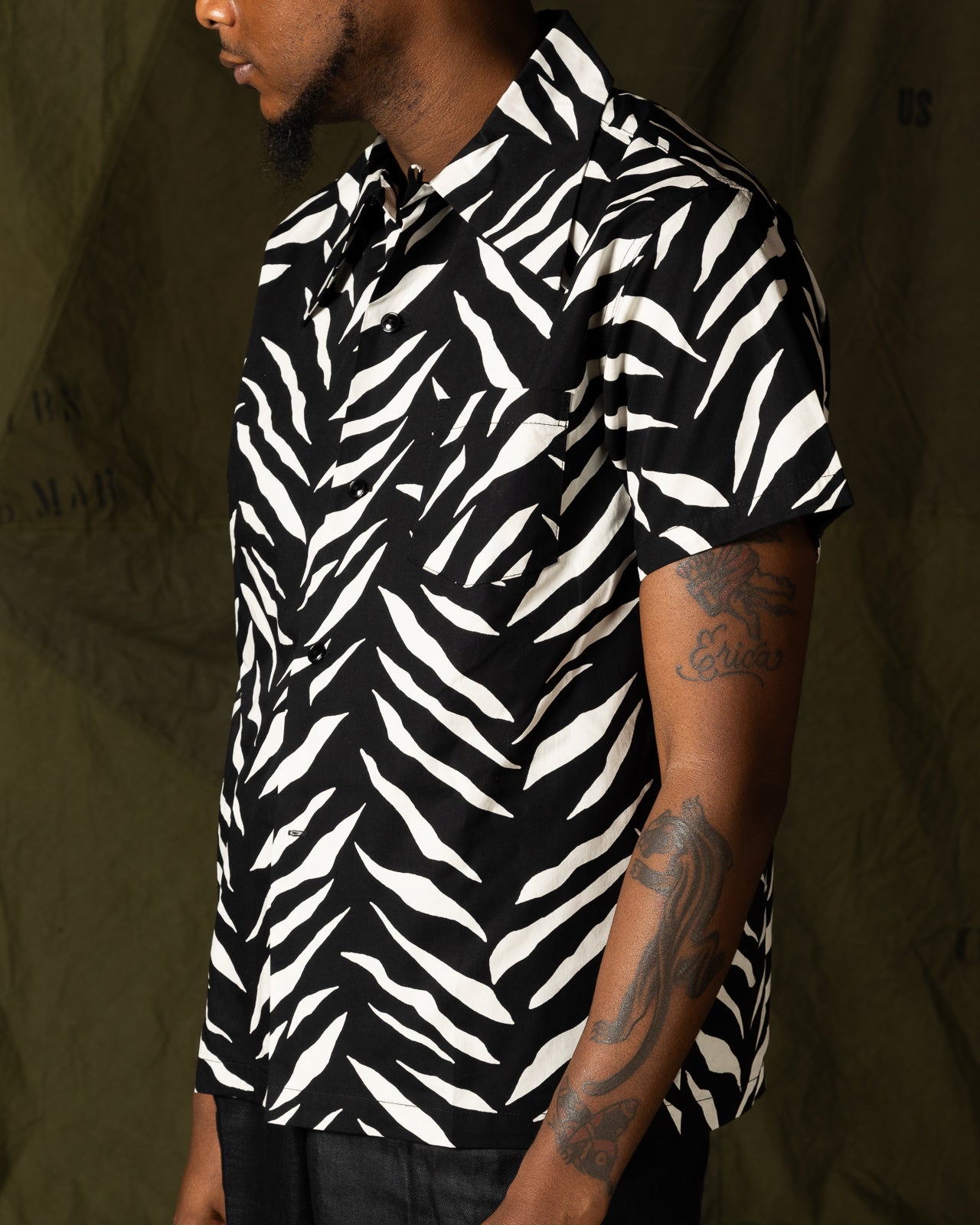 Attractions Zebra Shirt - Black – Standard & Strange