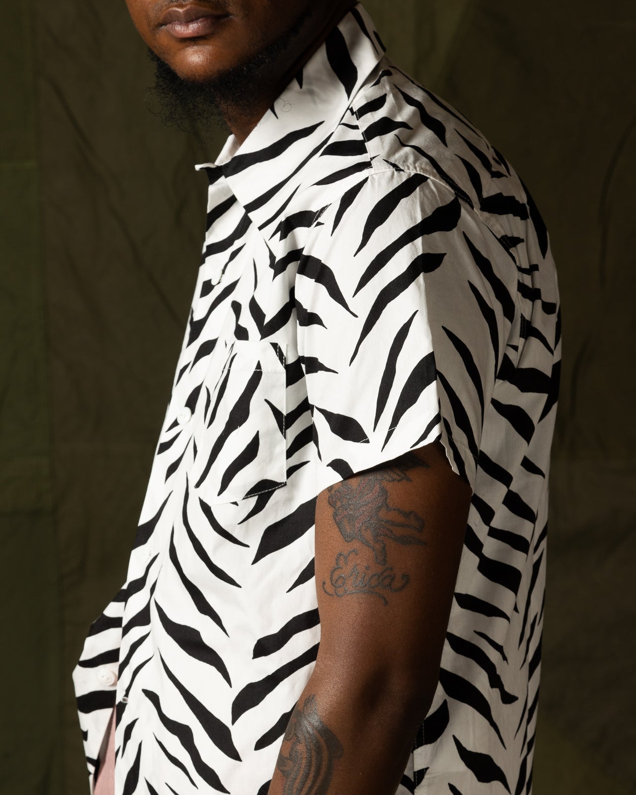 Attractions Zebra Shirt - White – Standard & Strange