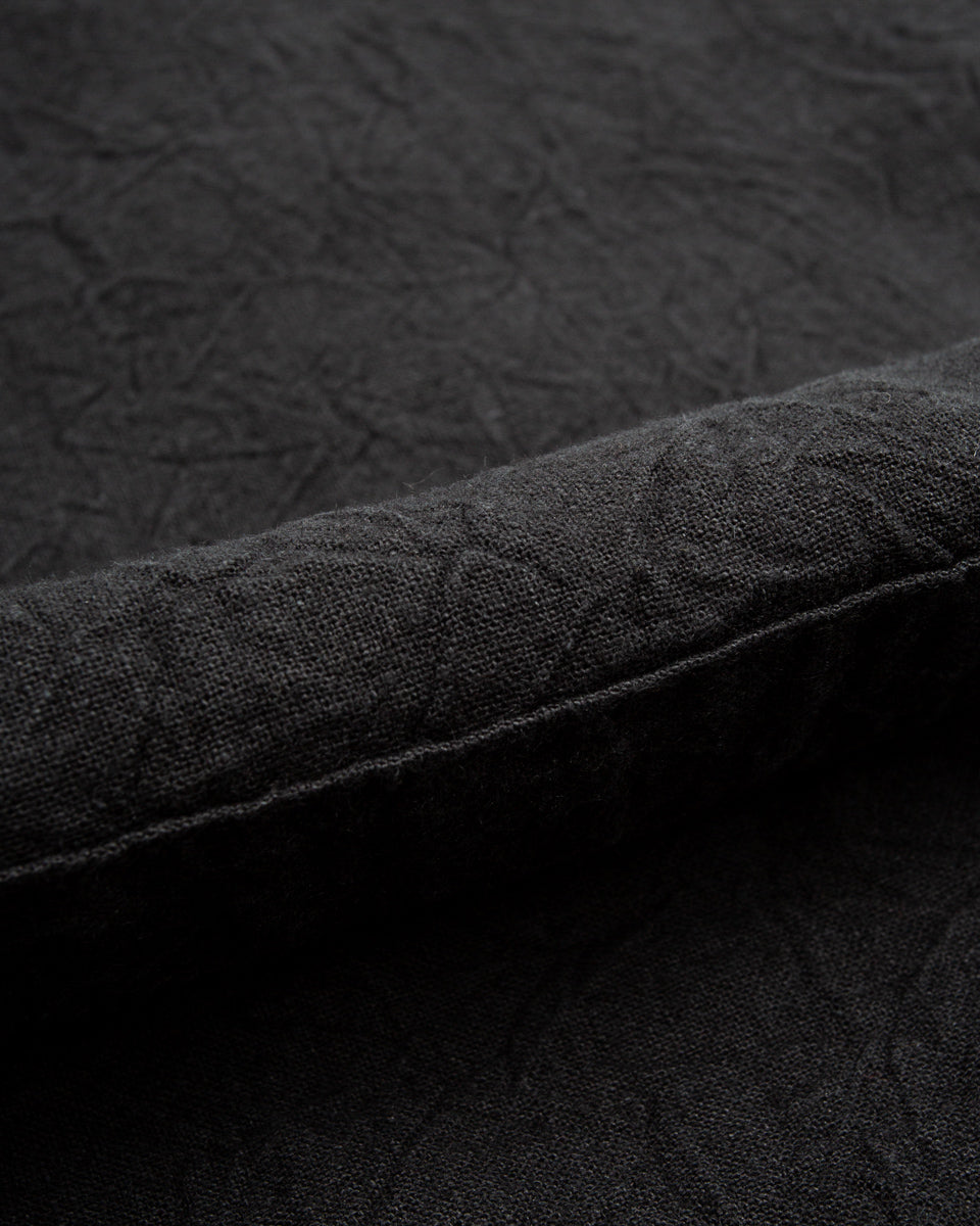 Black Sign Linen Canvas Shooting Jacket - Midnight Black – Standard ...