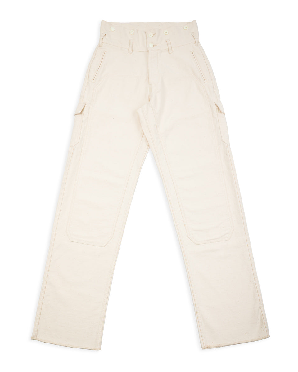 Military Back Satin Combat Trousers - Sand White – Standard & Strange