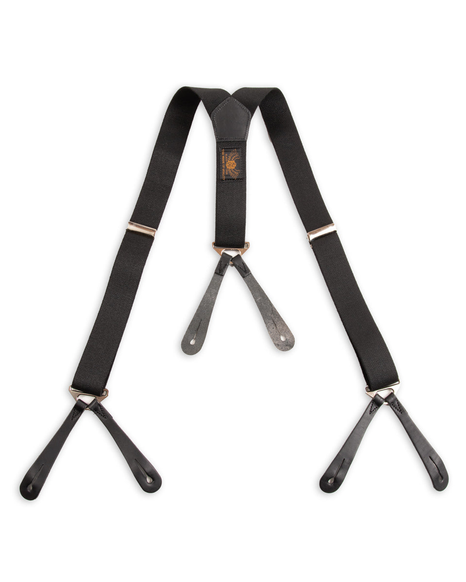 Black Sign Military Suspender - Surprise Black – Standard & Strange