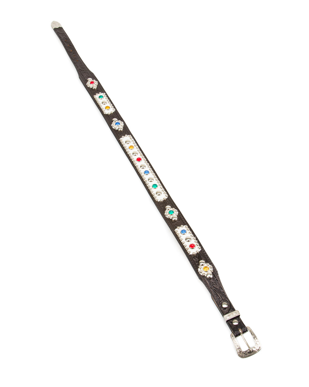 California Poppy Three Piece Tapered Belt - No.308 Black/White ...