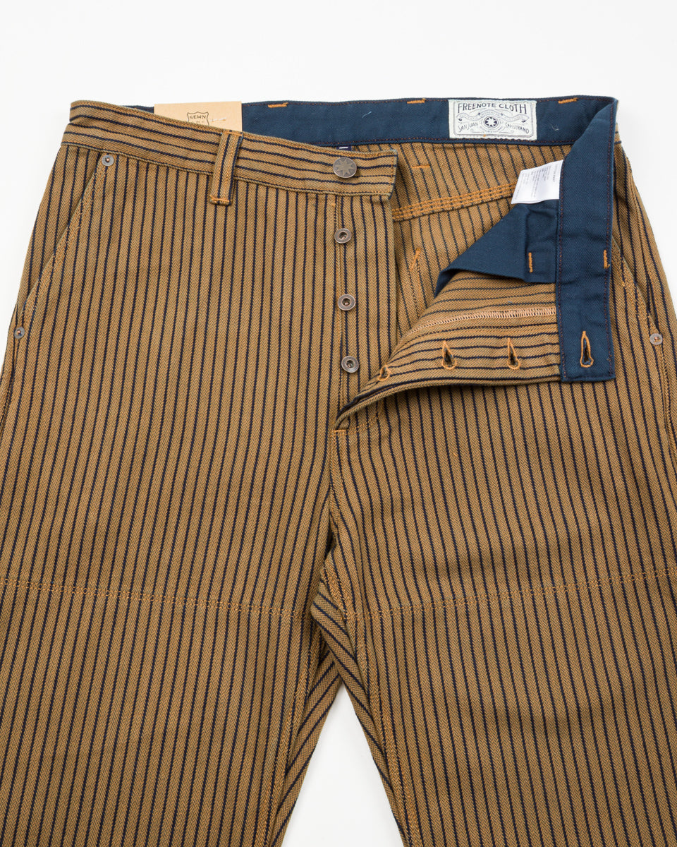 Ortega Pant - Brown Herringbone Dobby – Standard & Strange