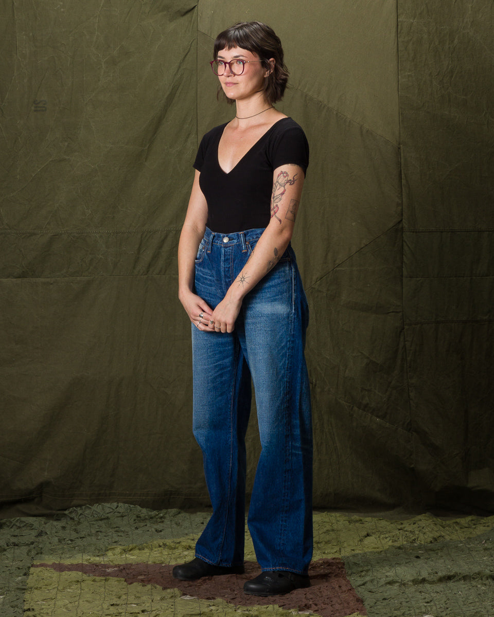 Fullcount 1135HW Women's Ducktail Denim More Than Real - Indigo Blue ...