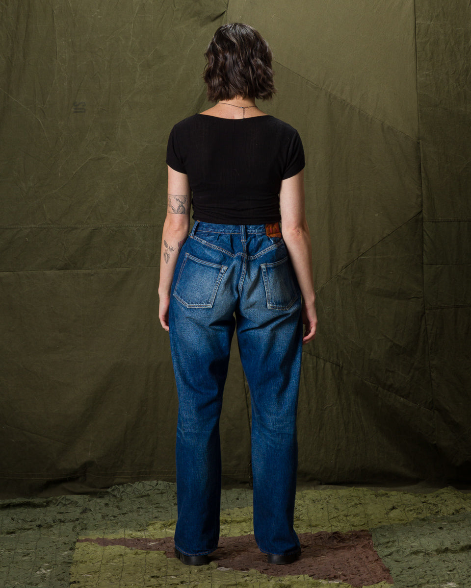 Fullcount 1135HW Women's Ducktail Denim More Than Real - Indigo Blue ...