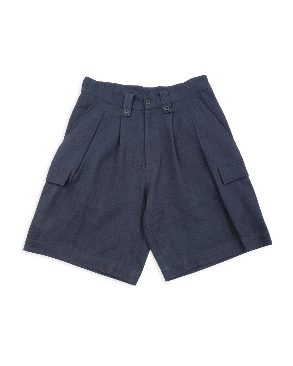 Big Short - Iron/Indigo Powerloom Military HBT – Standard & Strange