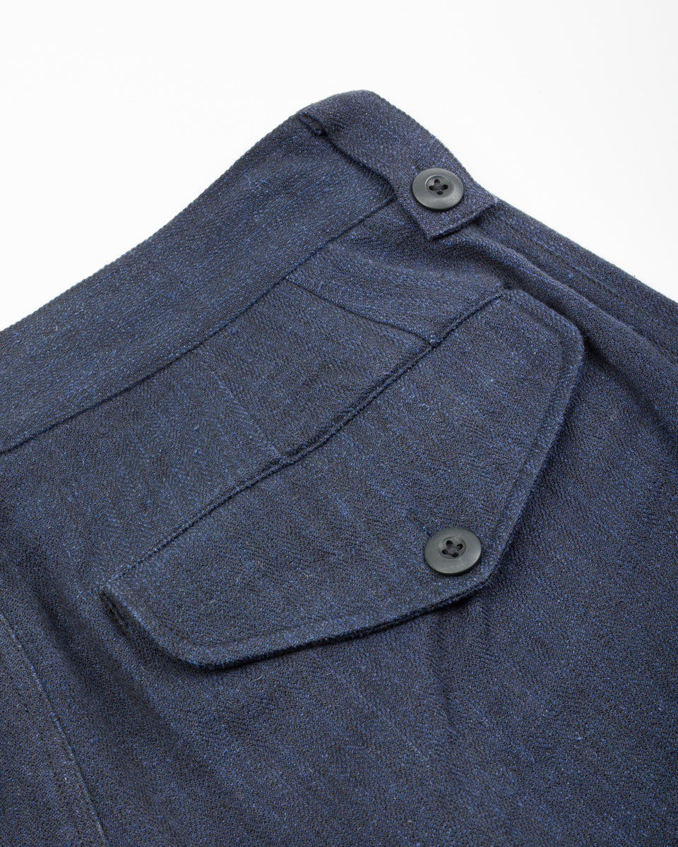 Big Short - Iron/Indigo Powerloom Military HBT – Standard & Strange