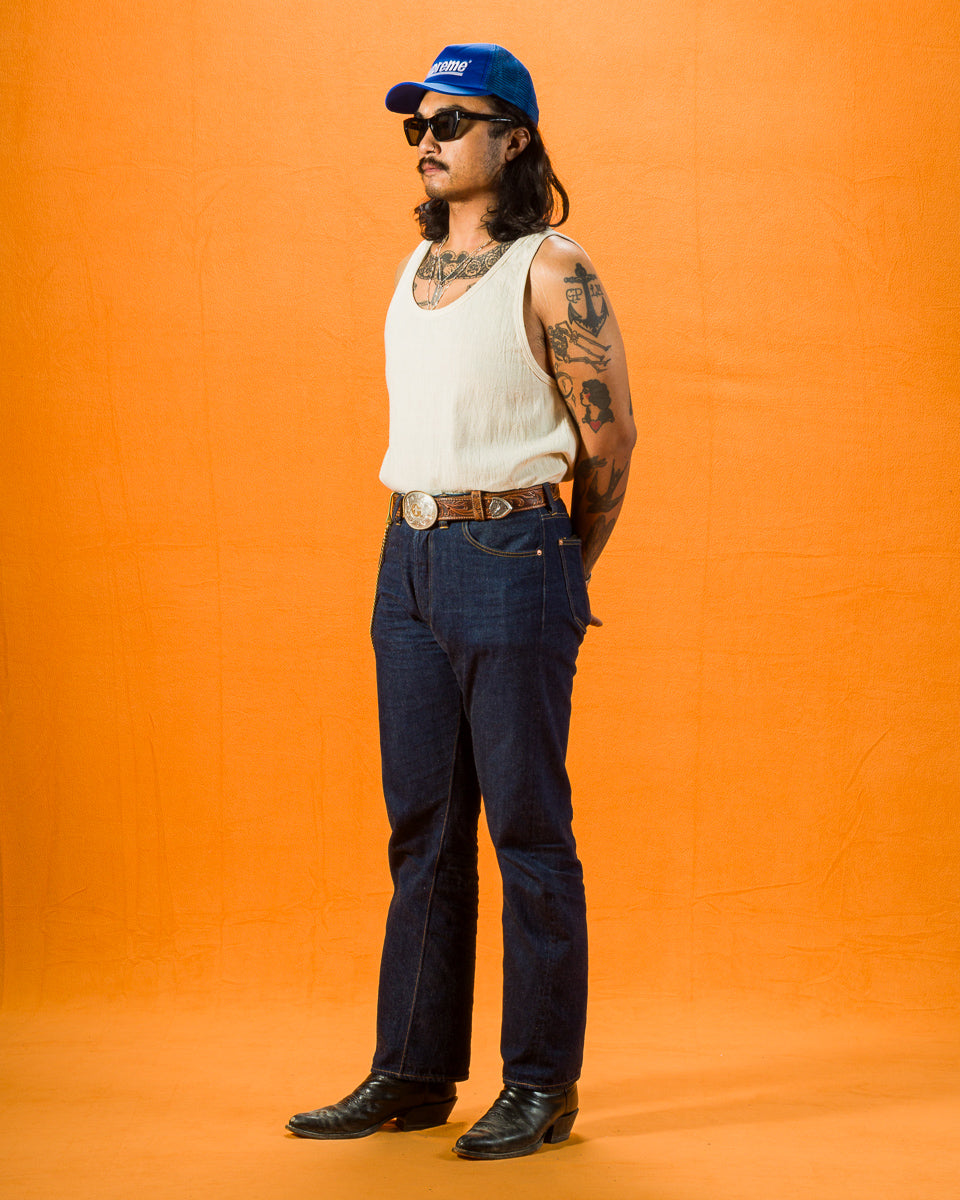 Indi + Ash Ripley Tank - Handwoven Kala Cotton Natural – Standard & Strange