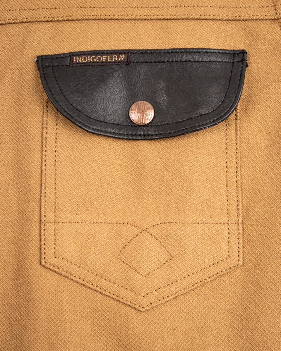 Indigofera Fargo Trucker Jacket - Beige/Black – Standard & Strange