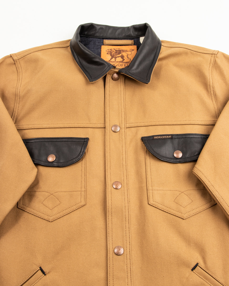 Indigofera Fargo Trucker Jacket - Beige/Black – Standard & Strange