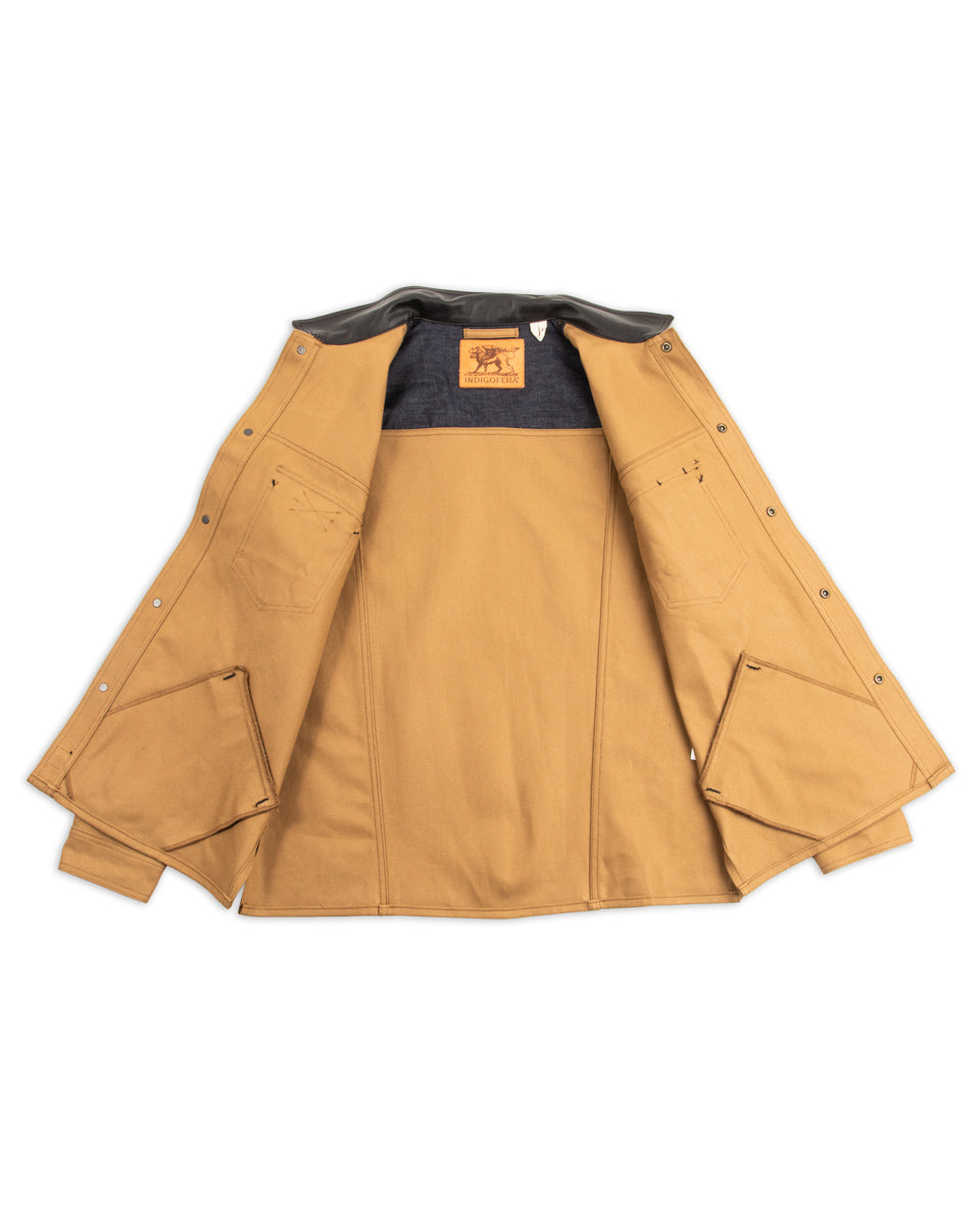 Indigofera Fargo Trucker Jacket - Beige/Black – Standard & Strange