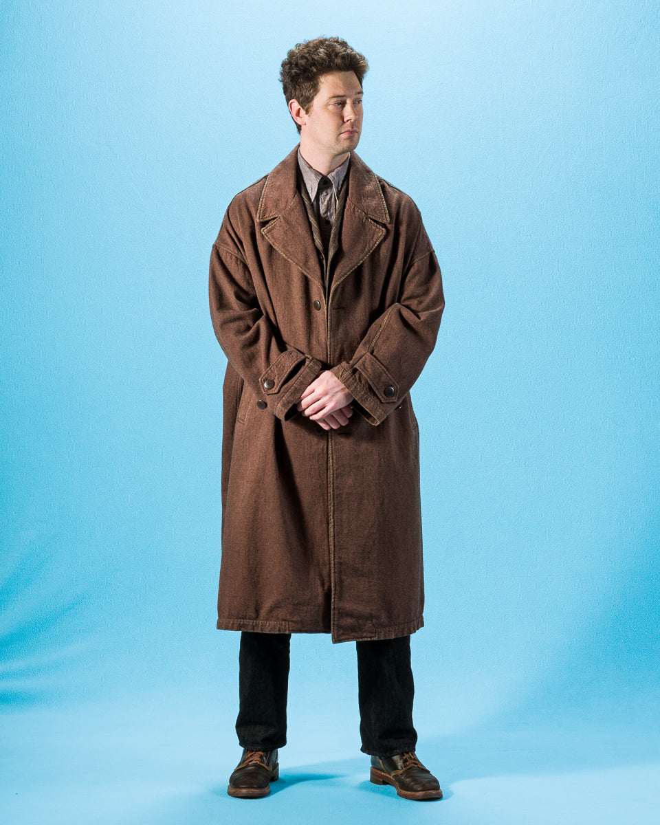 Kapital Twill Aging-Wool CAVALIER Coat - Brown – Standard & Strange