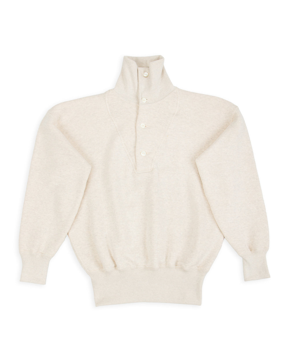 Stand Collar Long Sleeve - Oatmeal – Standard & Strange