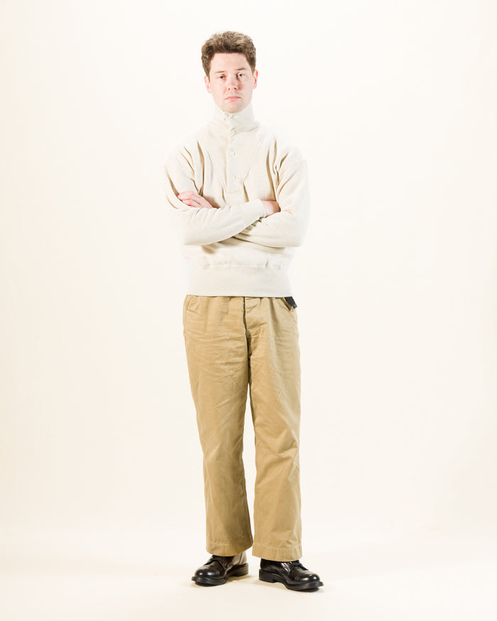 Stand Collar Long Sleeve - Oatmeal – Standard & Strange