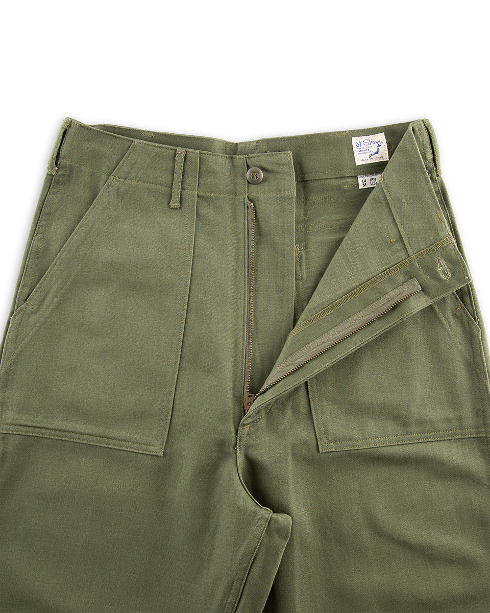 OrSlow High Waist Fatigue Pants - Green – Standard & Strange