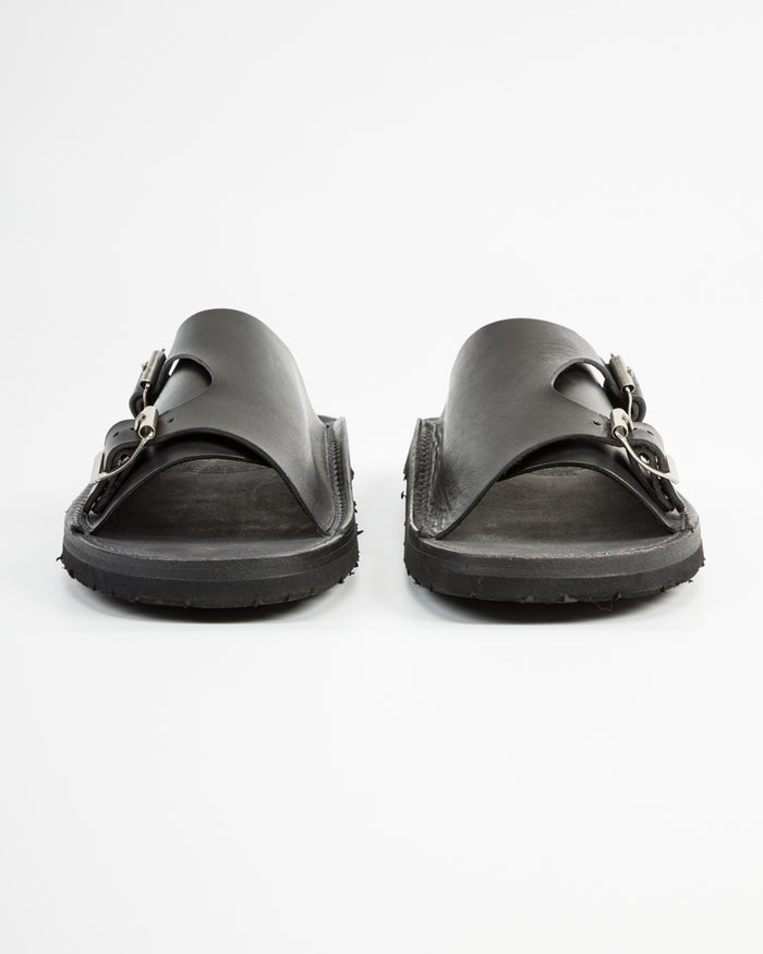 Tokyo Sandal Double Monk Sandal - Black – Standard & Strange