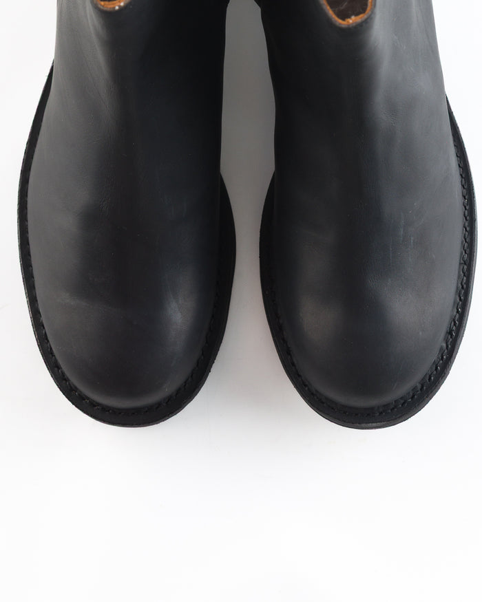 Casper Side Zip Boot - Black Guidi Calf – Standard & Strange