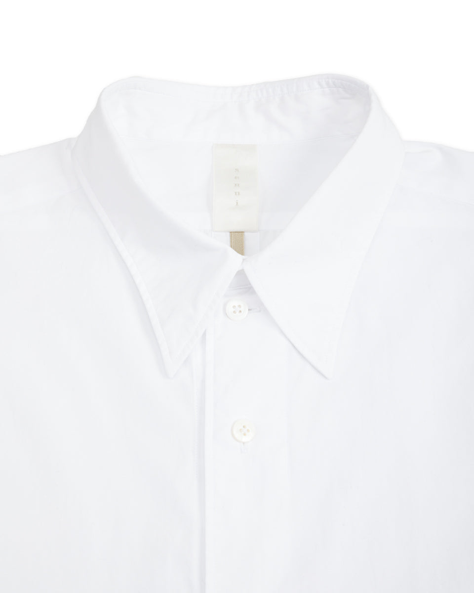 Senui Inside Pockets Shirt - White Broad – Standard & Strange