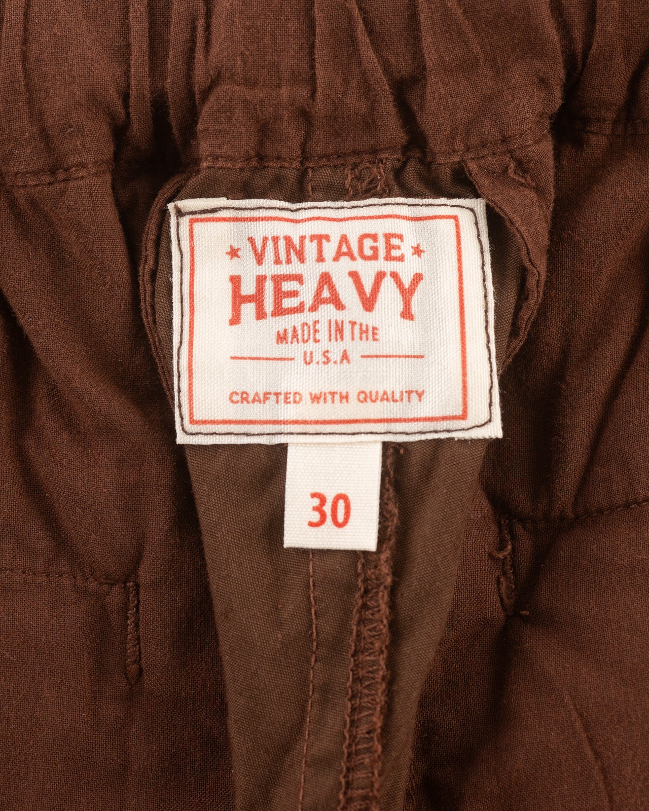 Vintage Heavy Lightweight Brown Packable Pant - Brown – Standard & Strange