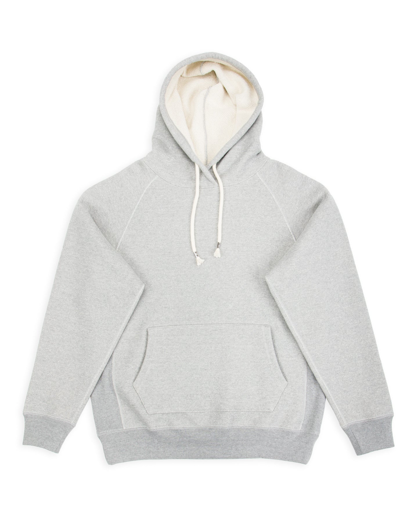 Double Heavyweight French Terry Pullover Hoodie - Heather Grey ...