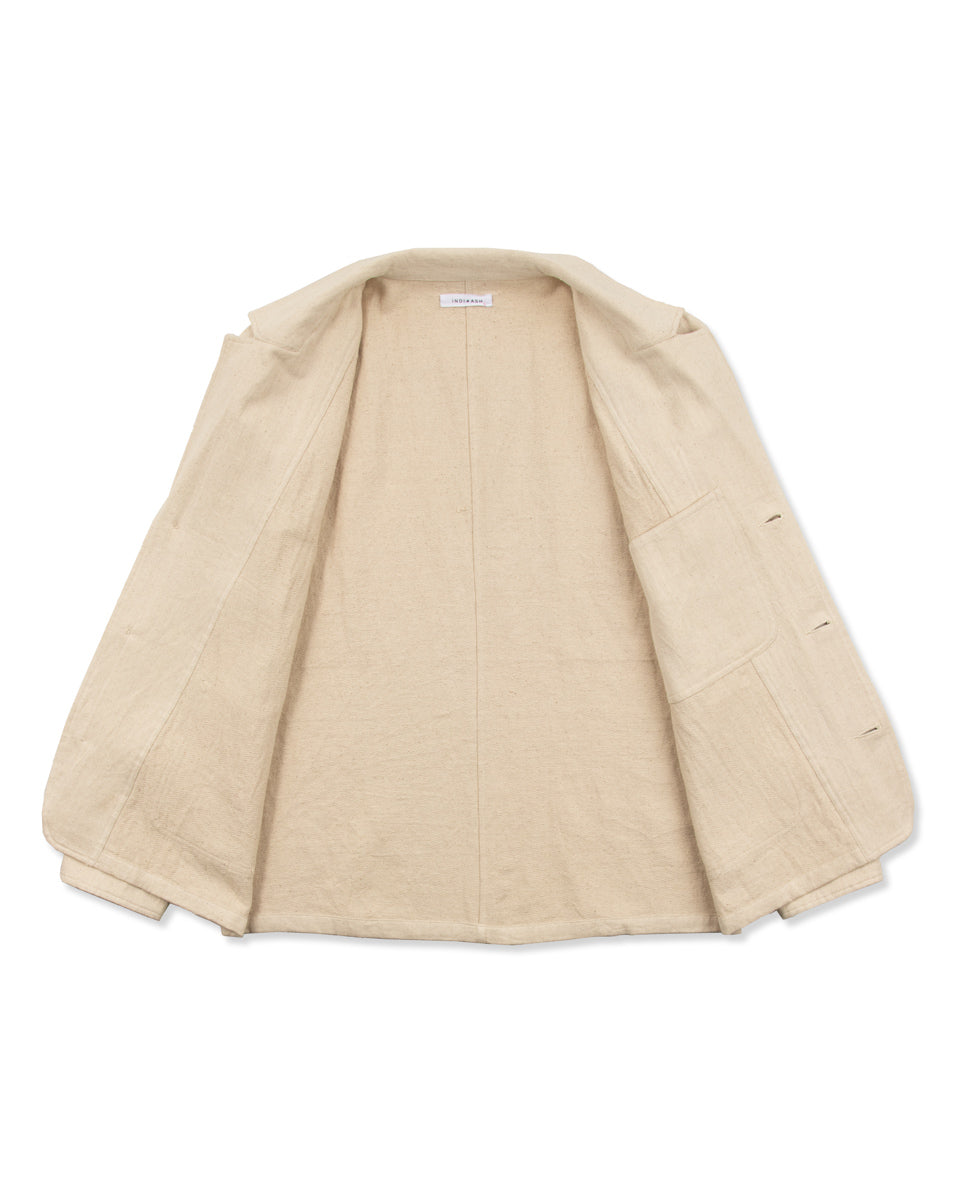 Indi + Ash Study Jacket - Natural Handwoven Denim – Standard & Strange