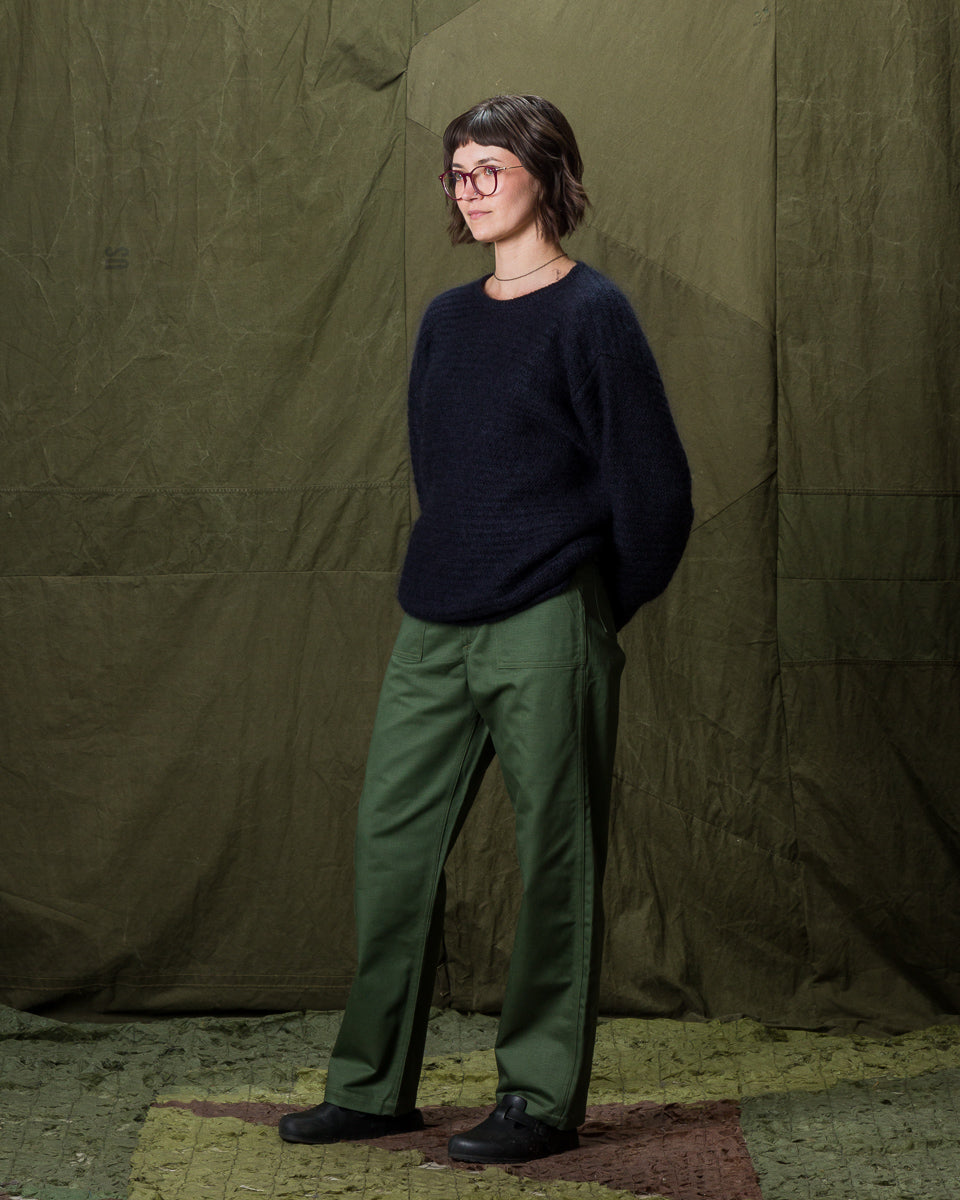 OrSlow High Waist Fatigue Pants - Green – Standard & Strange