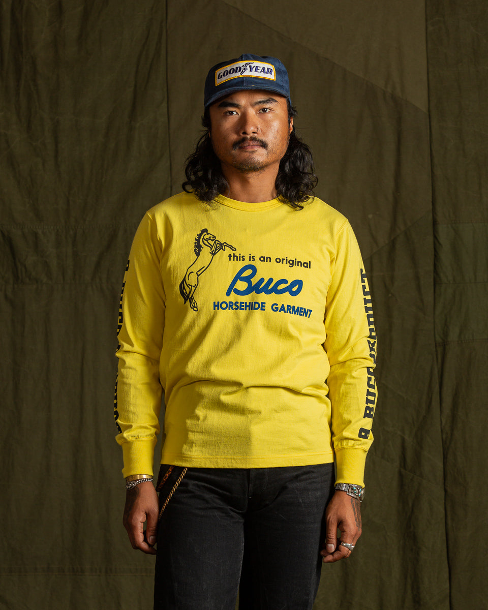The Real McCoy's Buco L/S Tee / Original Buco - Canary – Standard & Strange