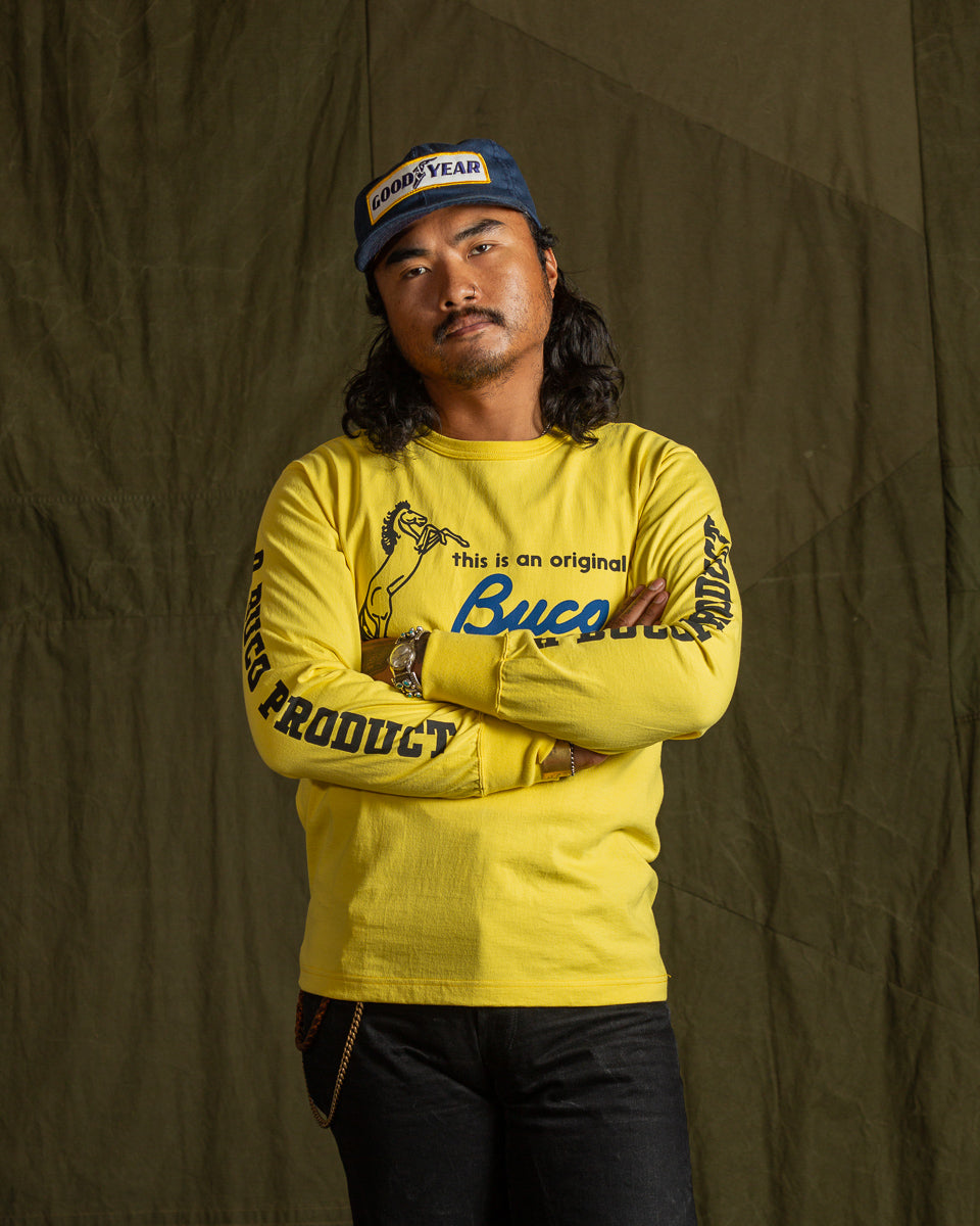 The Real McCoy's Buco L/S Tee / Original Buco - Canary – Standard & Strange