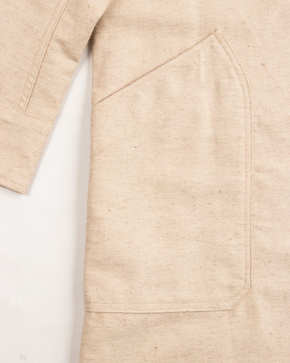 The Real McCoy's Linen Atelier Coat - Beige – Standard & Strange