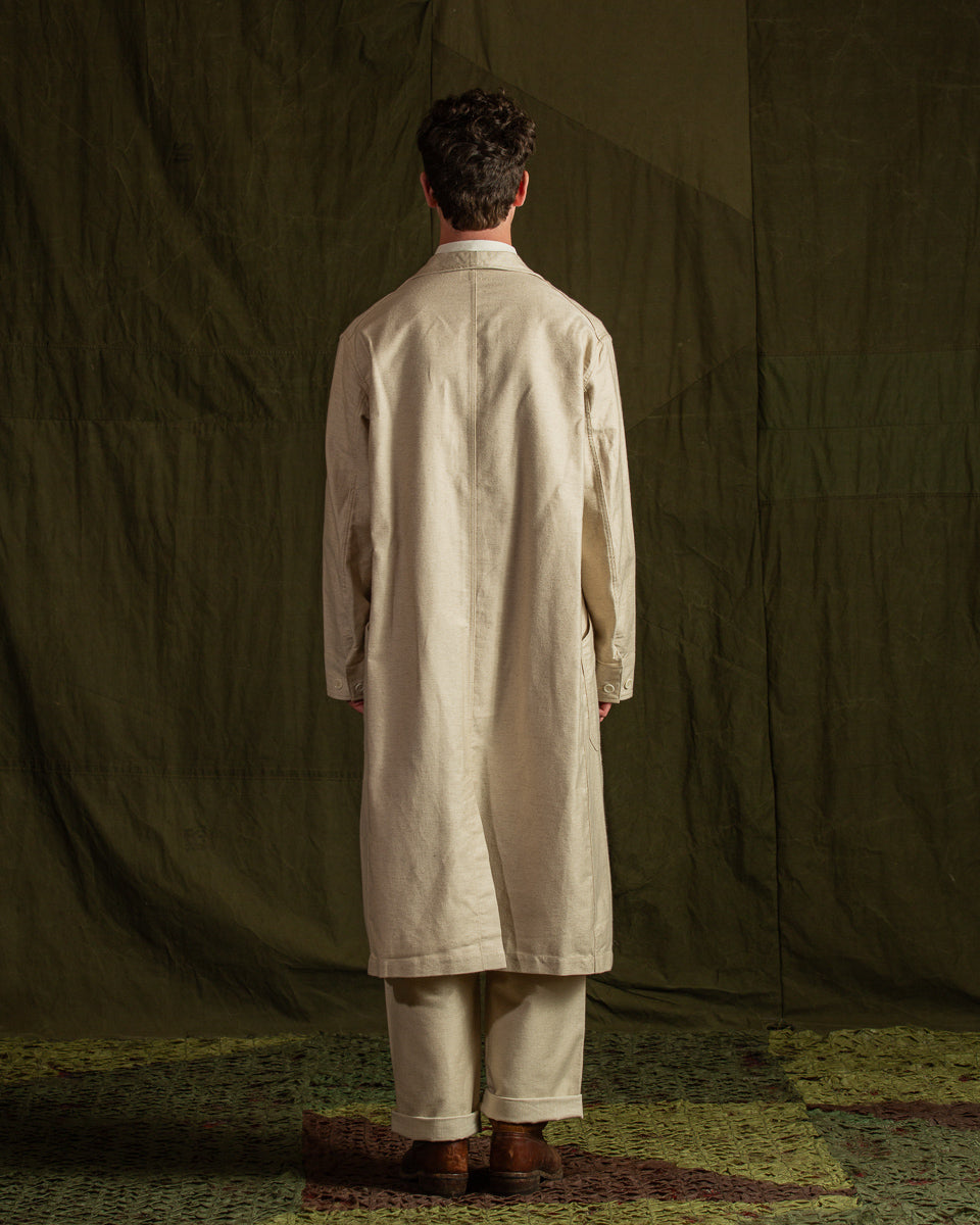 The Real McCoy's Linen Atelier Coat - Beige – Standard & Strange
