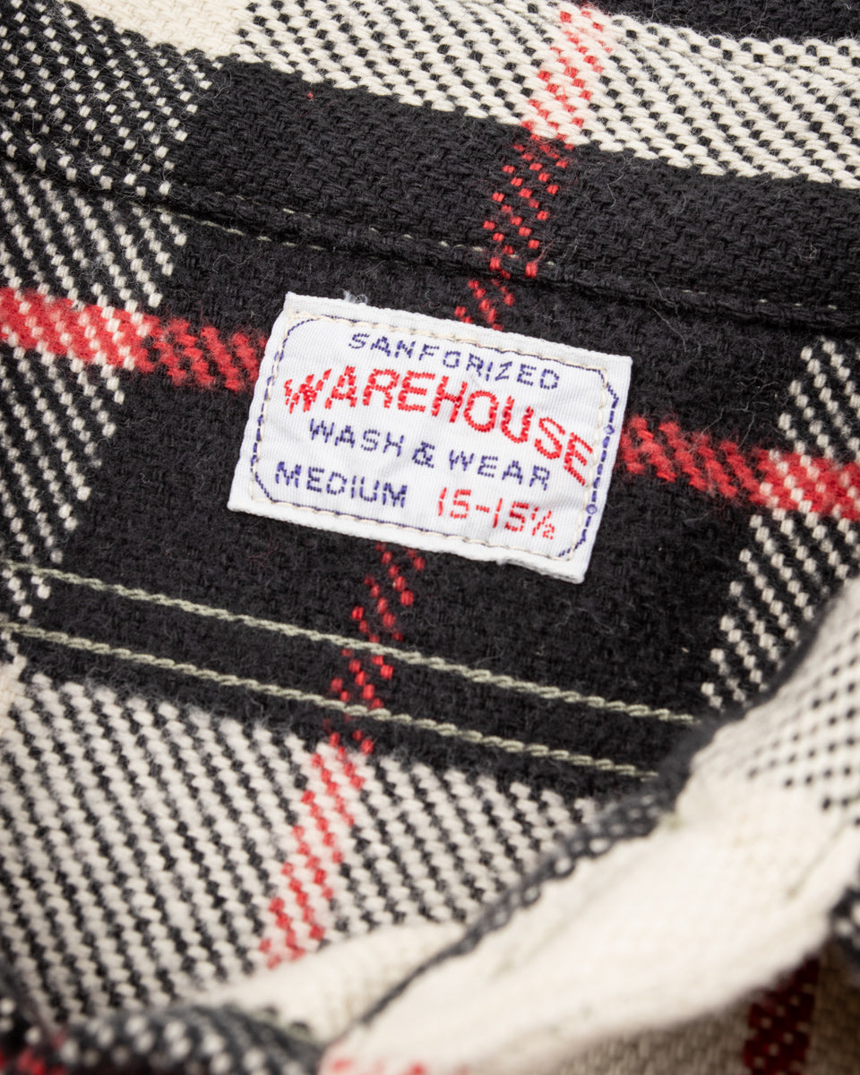 Warehouse Flannel Shirt (B) - Black O/W – Standard & Strange