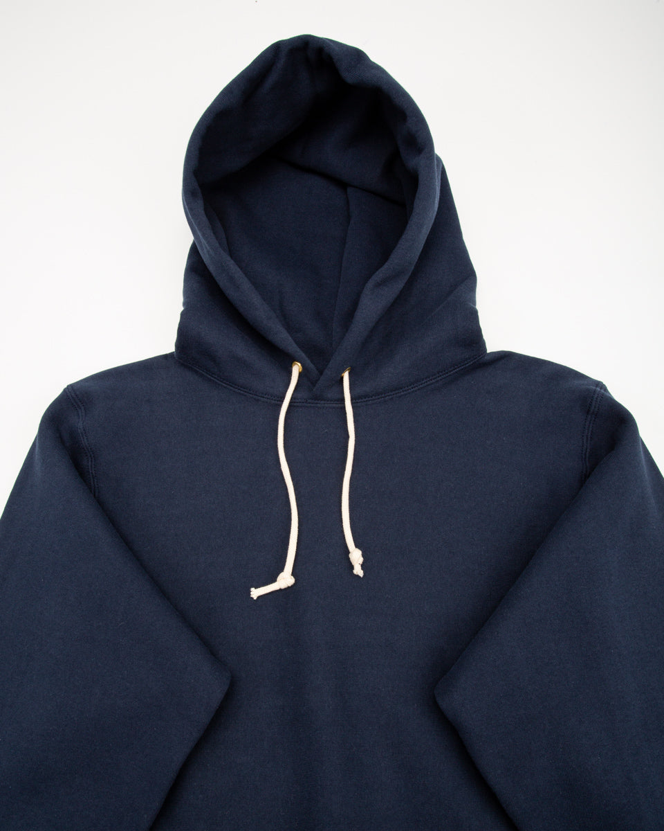 Warehouse Lot 484 Reverse Weave Loopwheel Pullover Hoodie - Navy ...