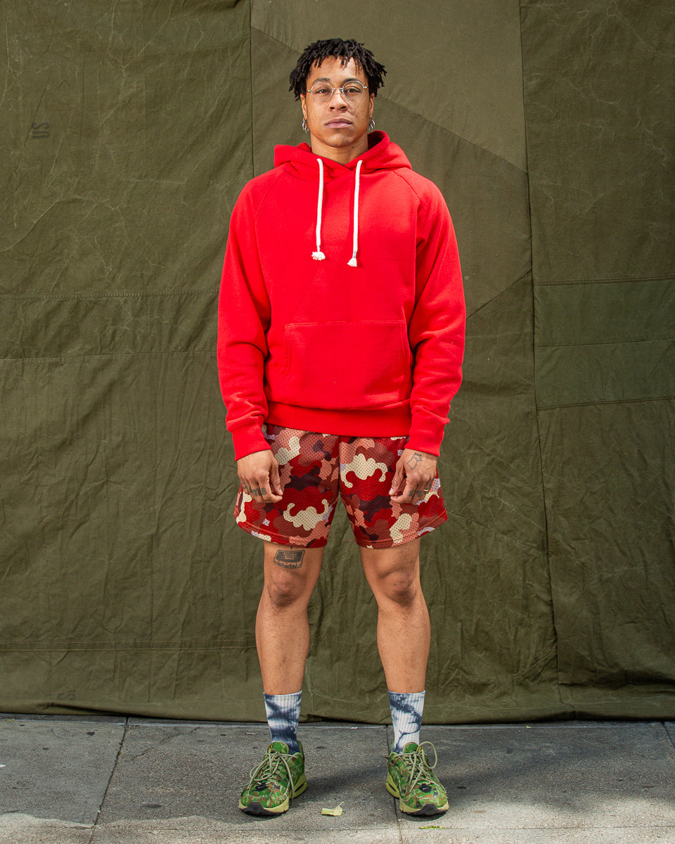 Wonder Looper Super Looper French Terry Pullover Hoodie - Red ...
