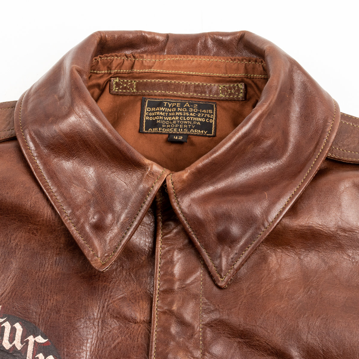 The Real McCoy's Type A-2 Leather Jacket - 100th Bomb Group Chapel in ...