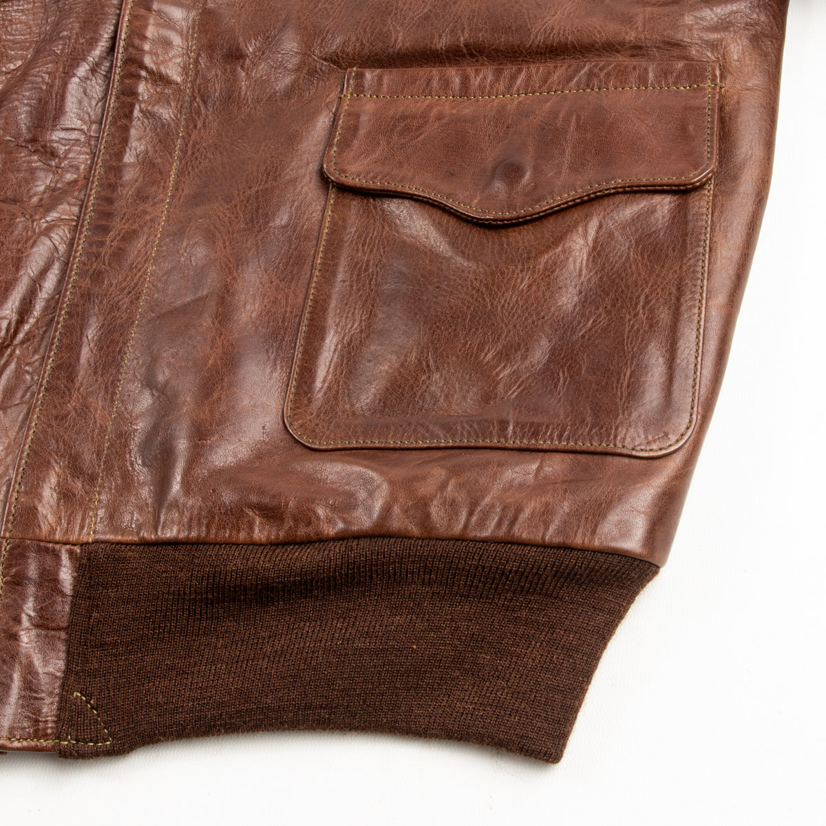 The Real McCoy's Type A-2 Leather Jacket - 100th Bomb Group Chapel in ...