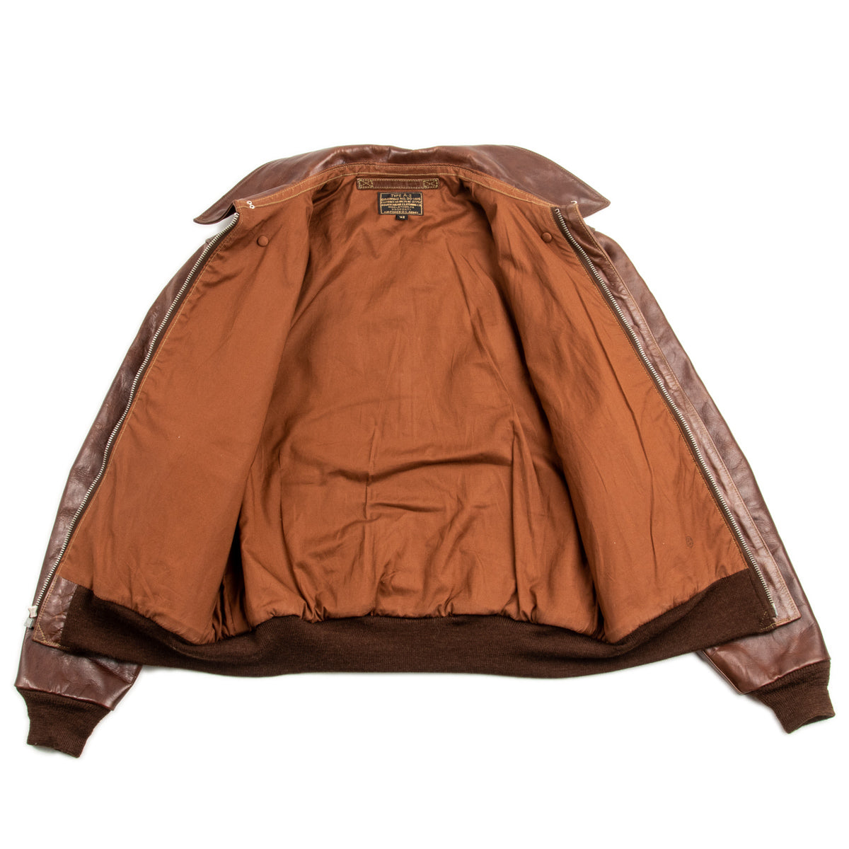 The Real McCoy's Type A-2 Leather Jacket - 100th Bomb Group Chapel in – Standard & Strange