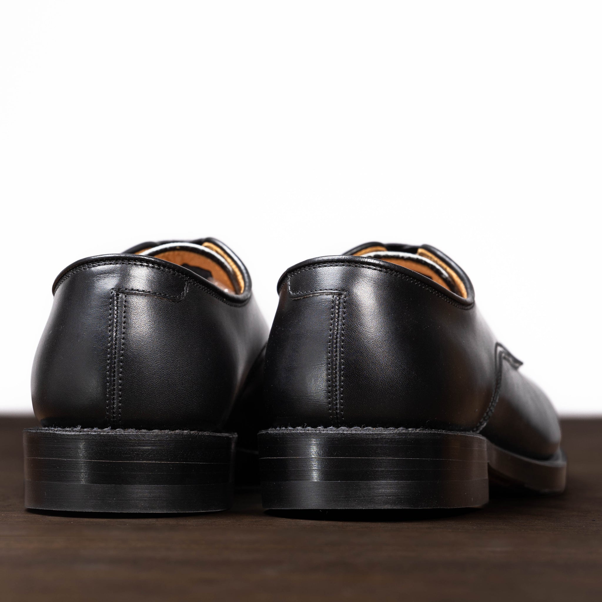 John Lofgren USN Low Quarter Shoes - Black Calfskin – Standard & Strange