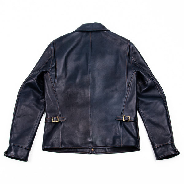 Y'2 Leather Indigo Dyed Horsehide Single Riders Jacket (IR-42 ...