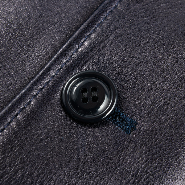 Y'2 Leather Indigo Horse N-1 Deck Jacket (IN-1) - Standard & Strange