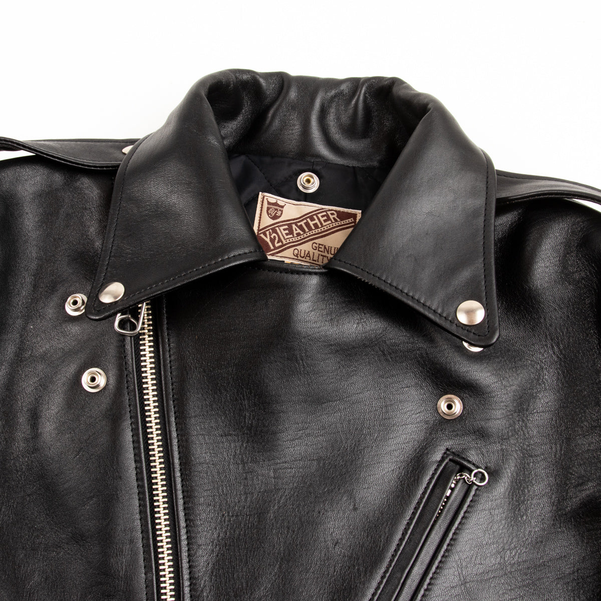 Y'2 Leather Sumi Dyed Horse Double Riders Jacket (SHR-58) – Standard ...