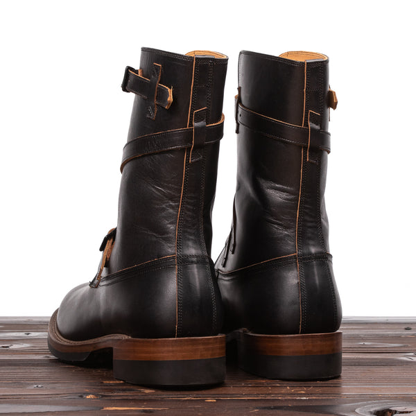 Eastman Leather Clothing Tanker Boots - Black Horsehide - Standard ...