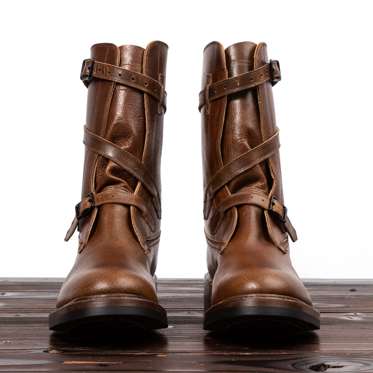 Tanker Boots - Havana Burnished Roughout – Standard & Strange