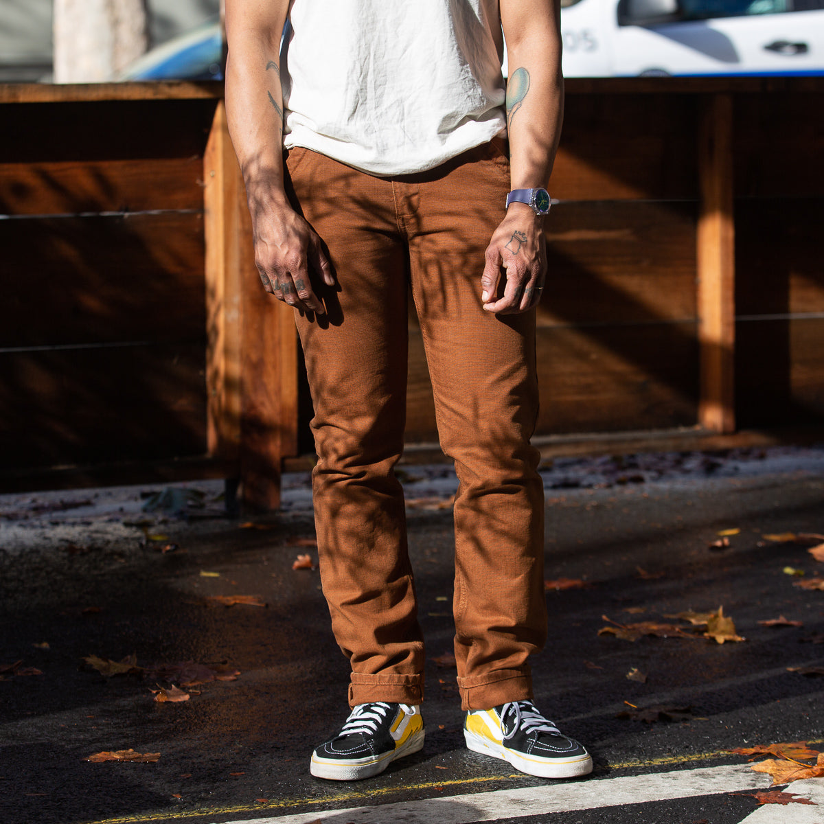 Freenote Workers Chino - 14 oz Rust – Standard & Strange