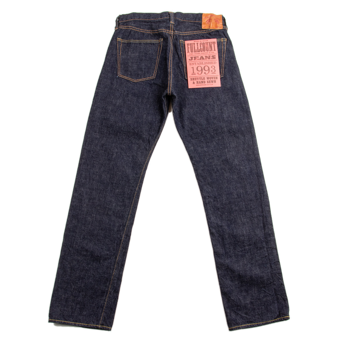 Fullcount 1108W - Mid Rise Slim Straight - One Wash Denim – Standard & Strange