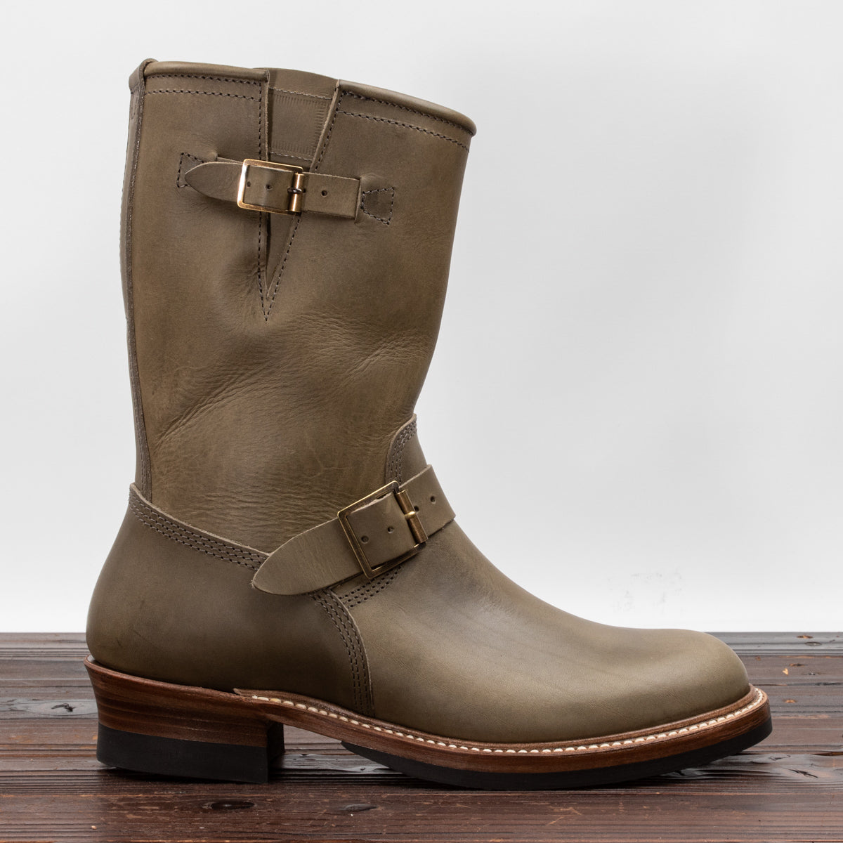 John Lofgren Engineer Boots - Badalassi Grigio – Standard & Strange