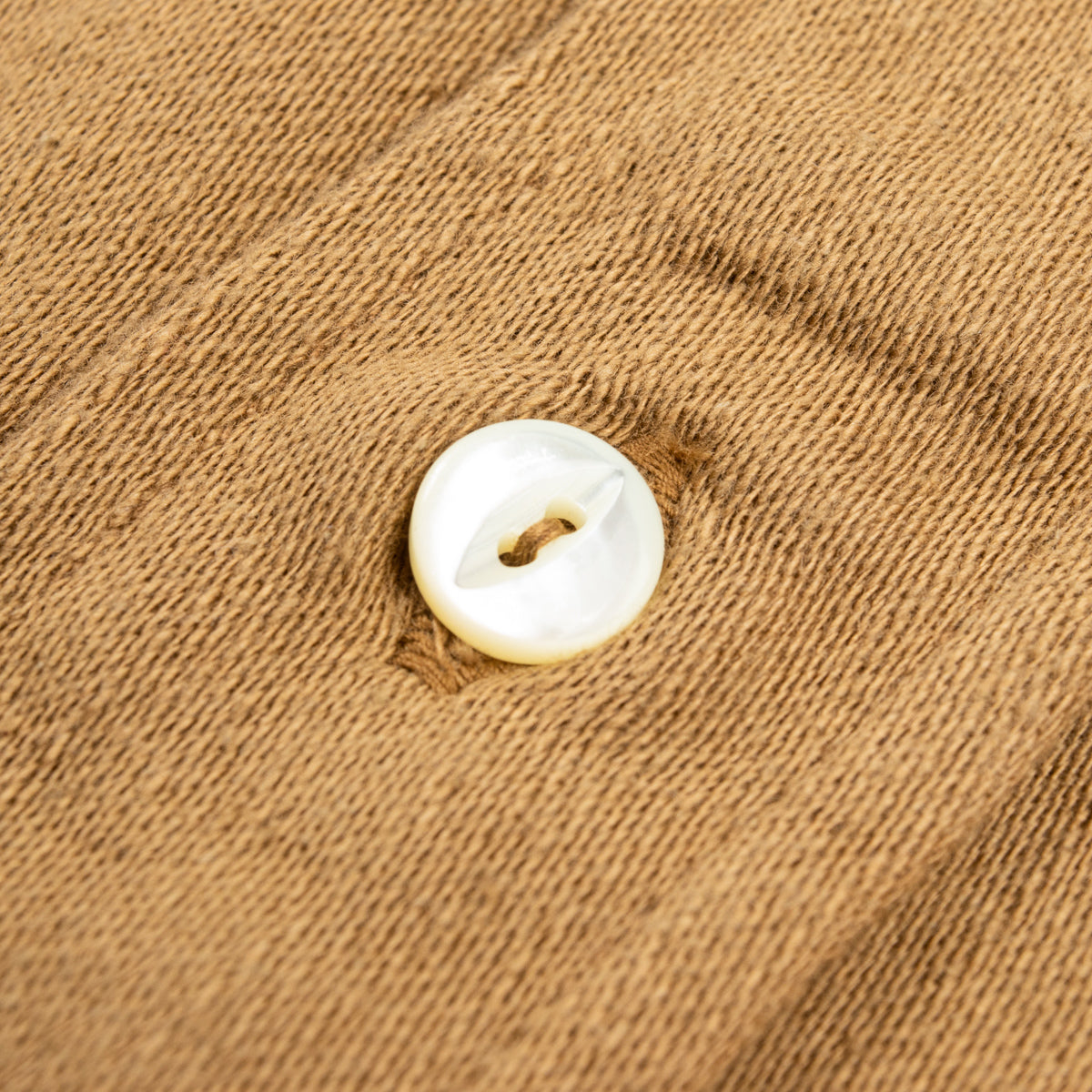 The Real McCoy's Double Diamond Band Collar Sateen Shirt - Khaki ...